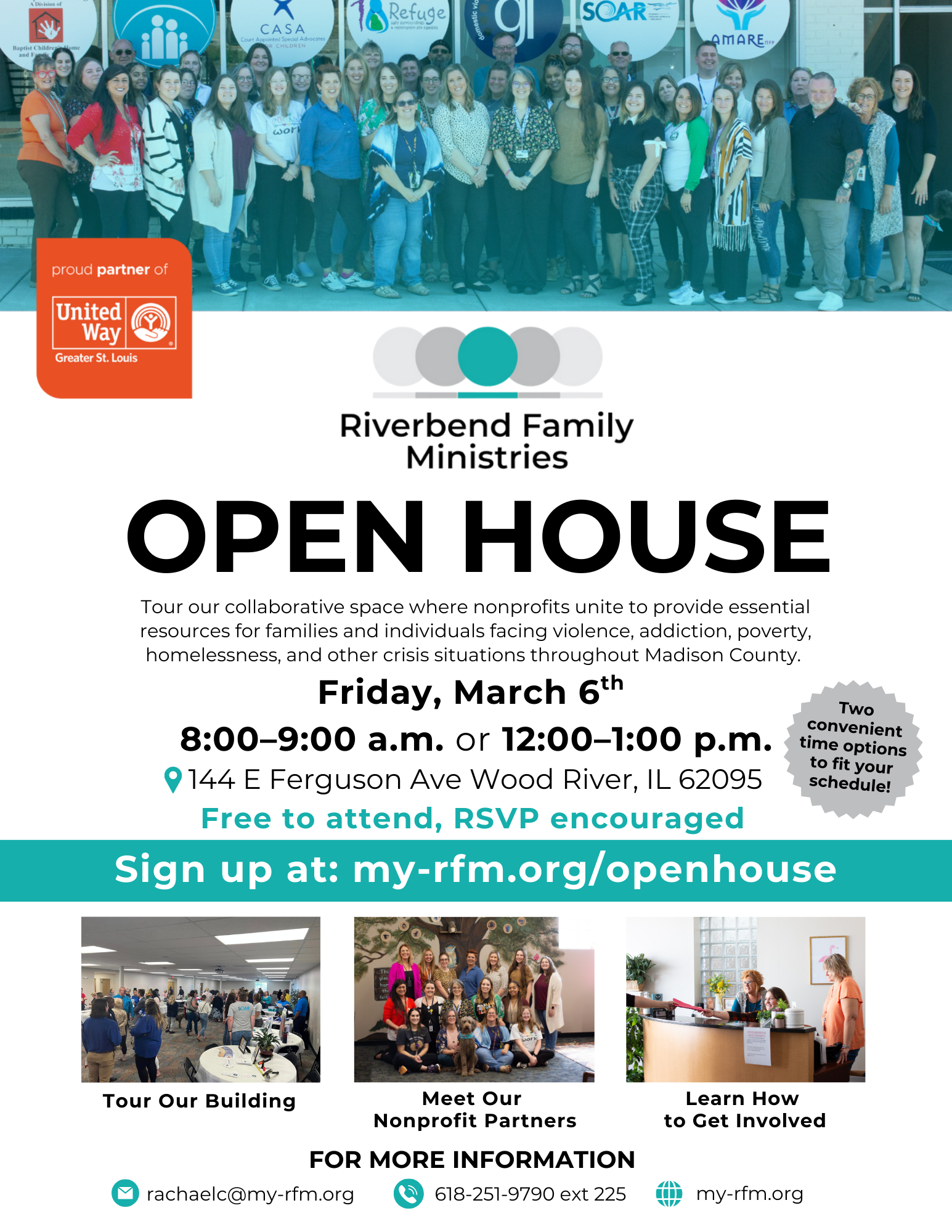 2026 Open House Events – Riverbend Family Ministries